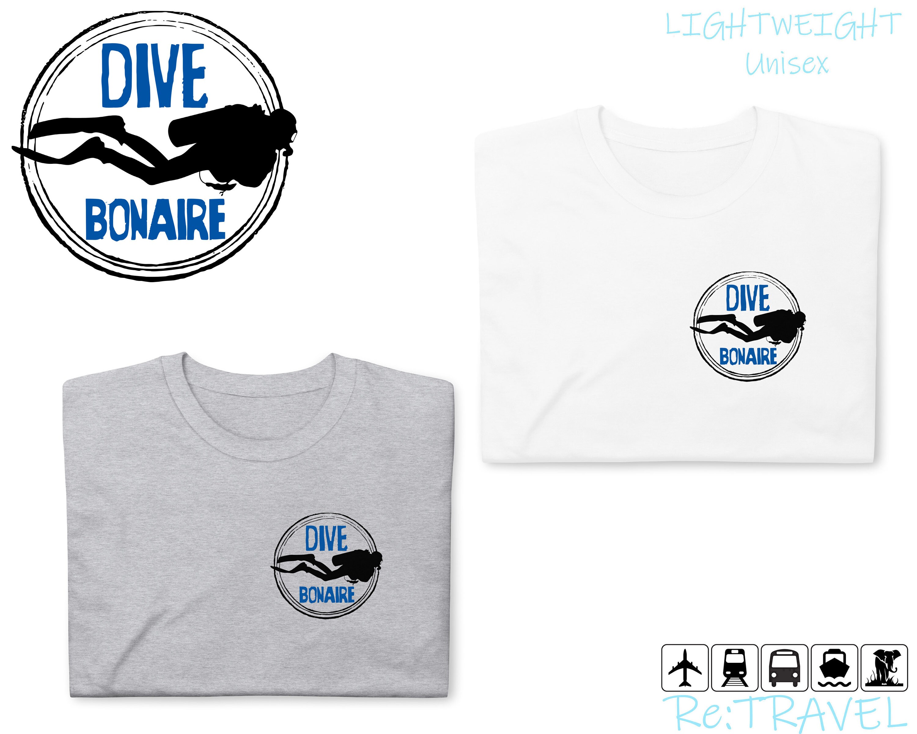 BONAIRE Scuba Diving Gifts Scuba Gift Scuba Diving Shirt - Etsy