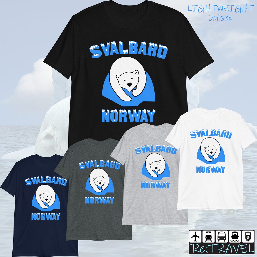 SVALBARD NORWAY Polar Bear Shirt, Polar Bear Gift, Spitsbergen Norway ...