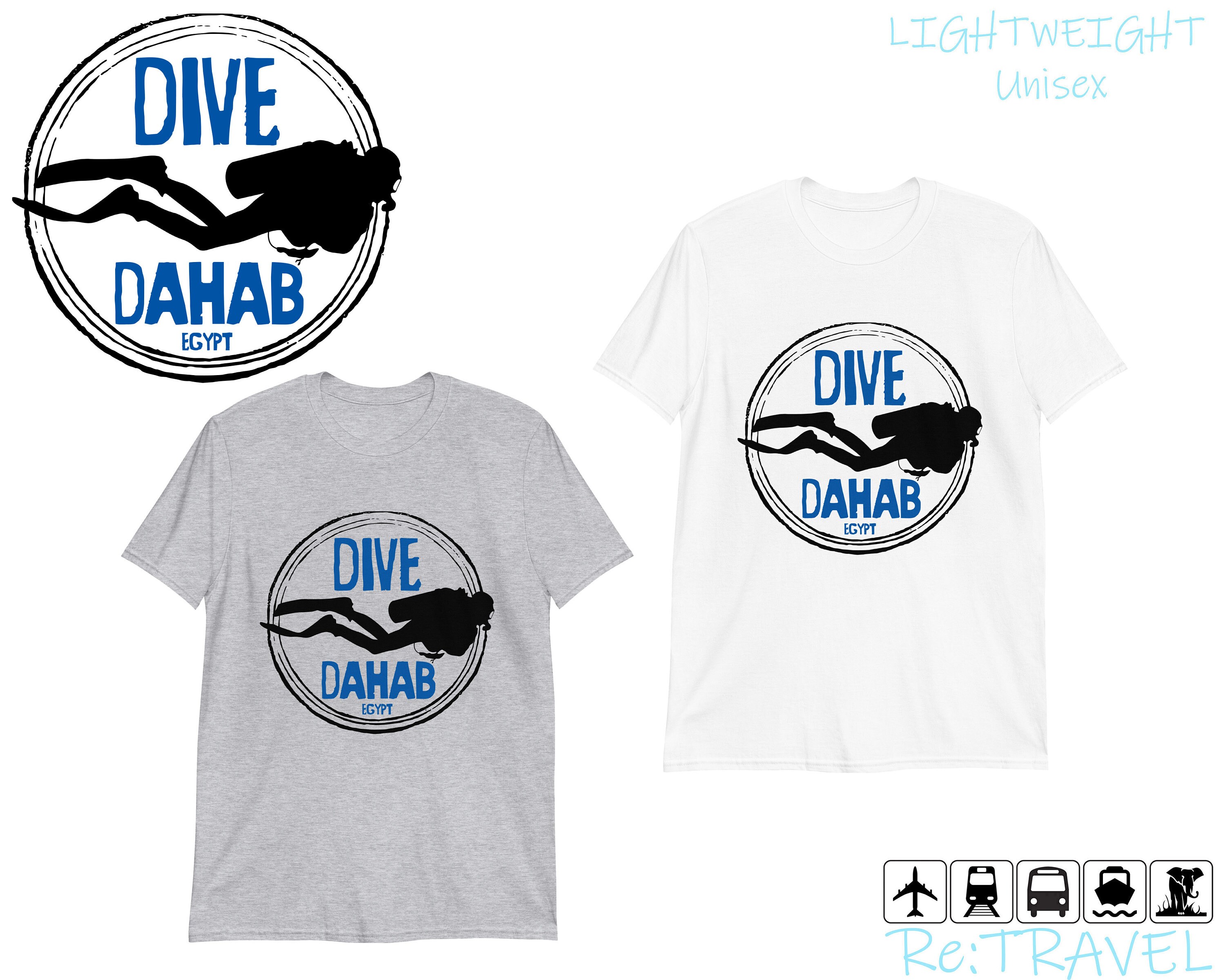 DAHAB Egypt Scuba Diving Gifts Scuba Diving Shirt Scuba Gift, Red Sea Scuba Diver Gift Scuba ...