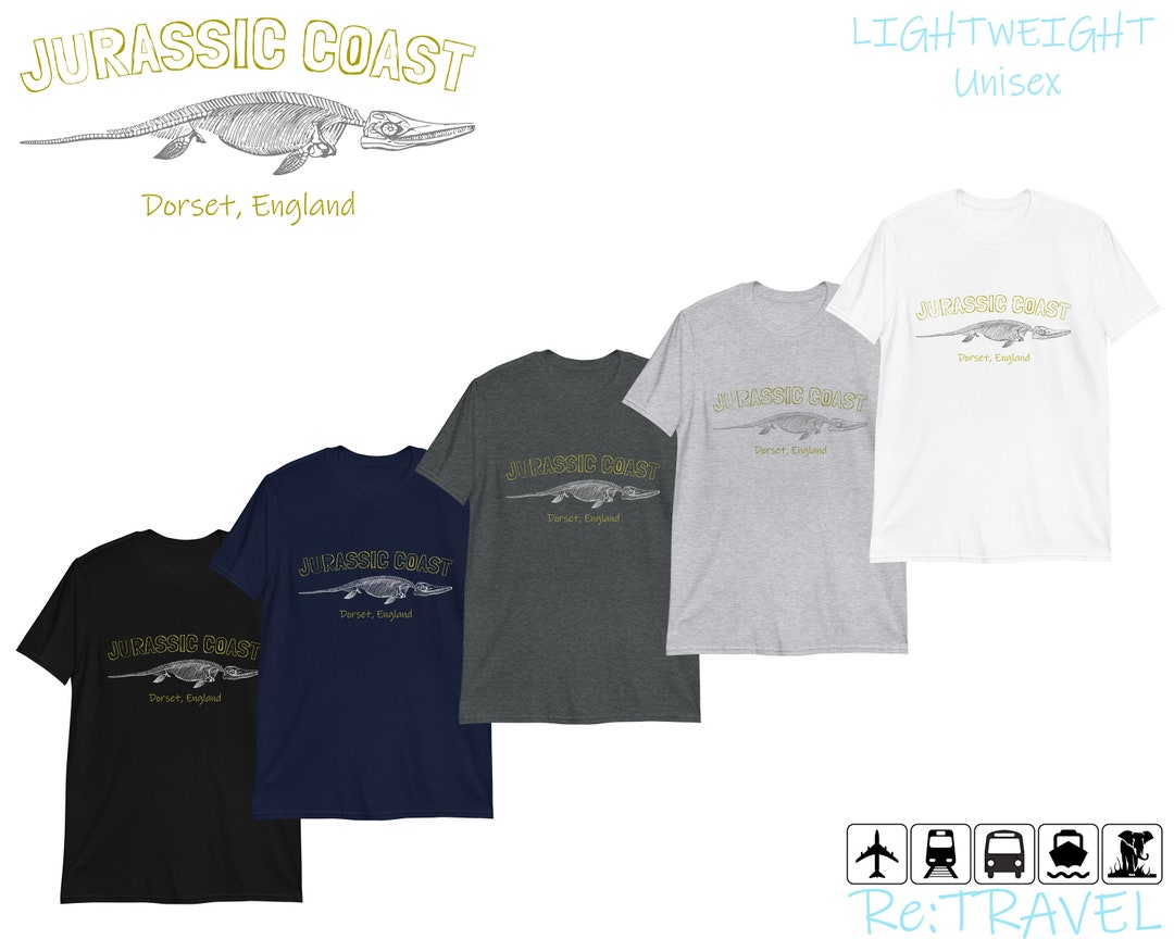 Paleontology Shirt, JURASSIC COAST, Ichthyosaur, Lyme Regis, Dinosaur ...