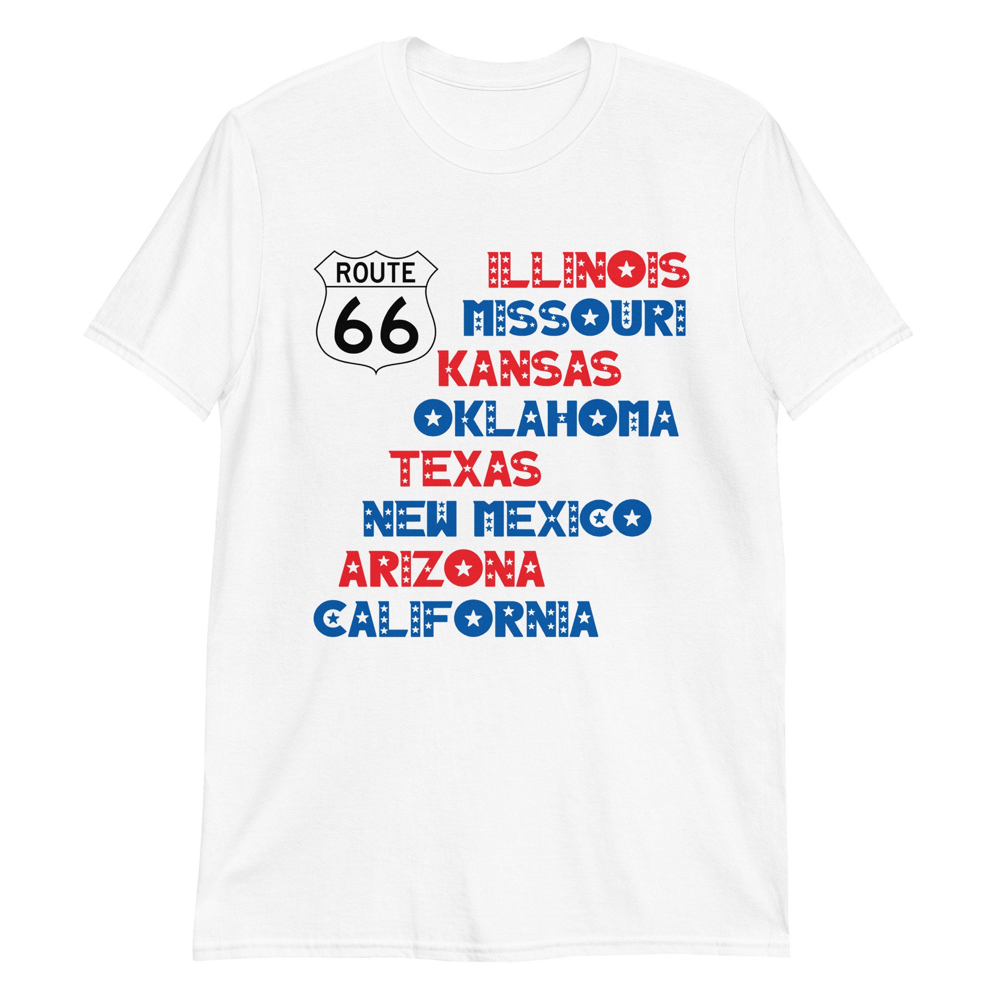 Route 66 Shirt, Route 66 T Shirt, Route 66 Gifts, Road Trip Souvenir ...