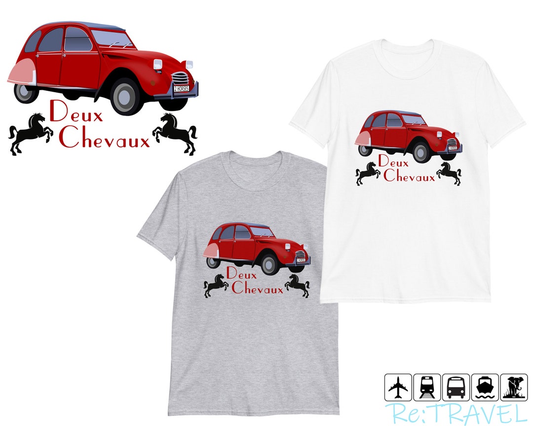 2CV Citroen Shirt, 2CV T Shirt, 2CV Shirt, 2CV Car Tshirt, Citroen 2CV ...