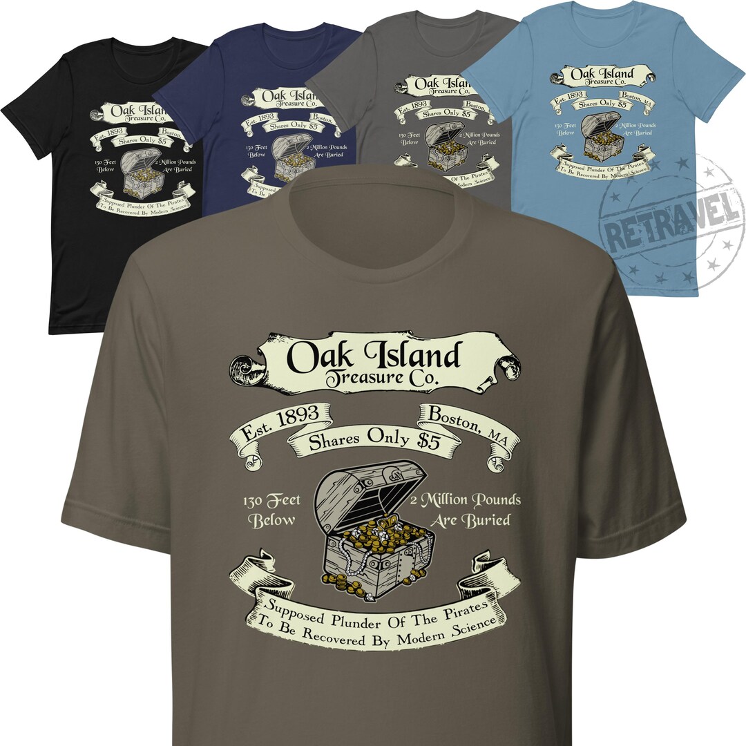 OAK ISLAND TREASURE Shirt Oak Island Shirt Oak Island Gift Nova Scotia ...
