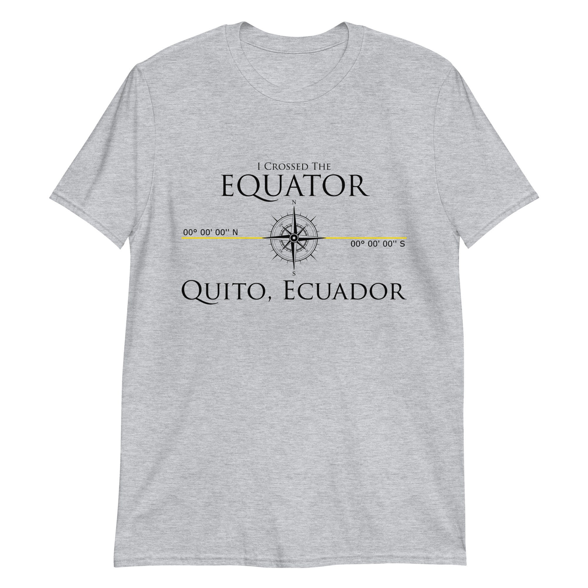 ECUADOR T Shirt QUITO Ecuador Shirt EQUATOR Adventure Shirt Ecuadorian ...