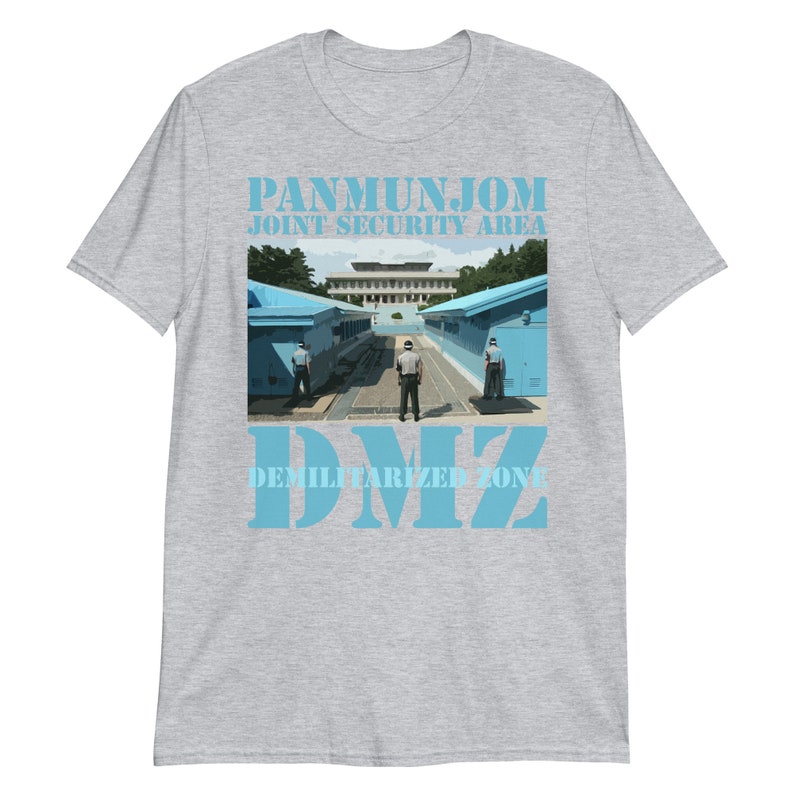 Korean DMZ Travel Shirt, North South Korea, Demilitarized Zone ...