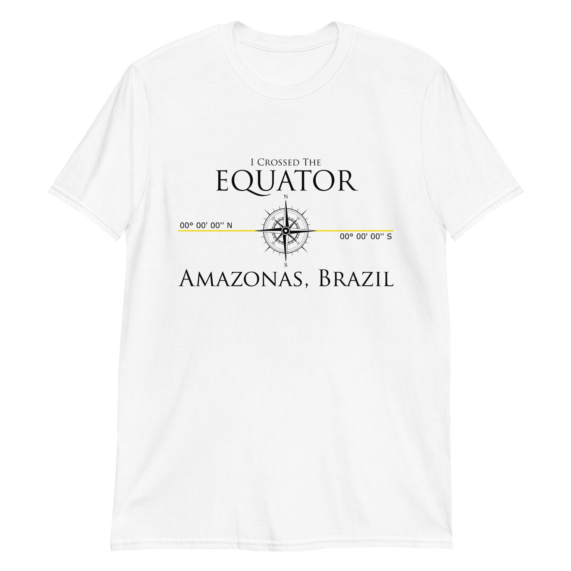 BRAZIL Adventure Shirt AMAZONAS Equator Brazil Gift Brazilian Gift ...