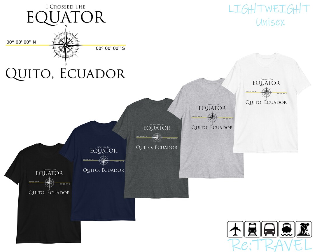 ECUADOR T Shirt QUITO Ecuador Shirt EQUATOR Adventure Shirt - Etsy