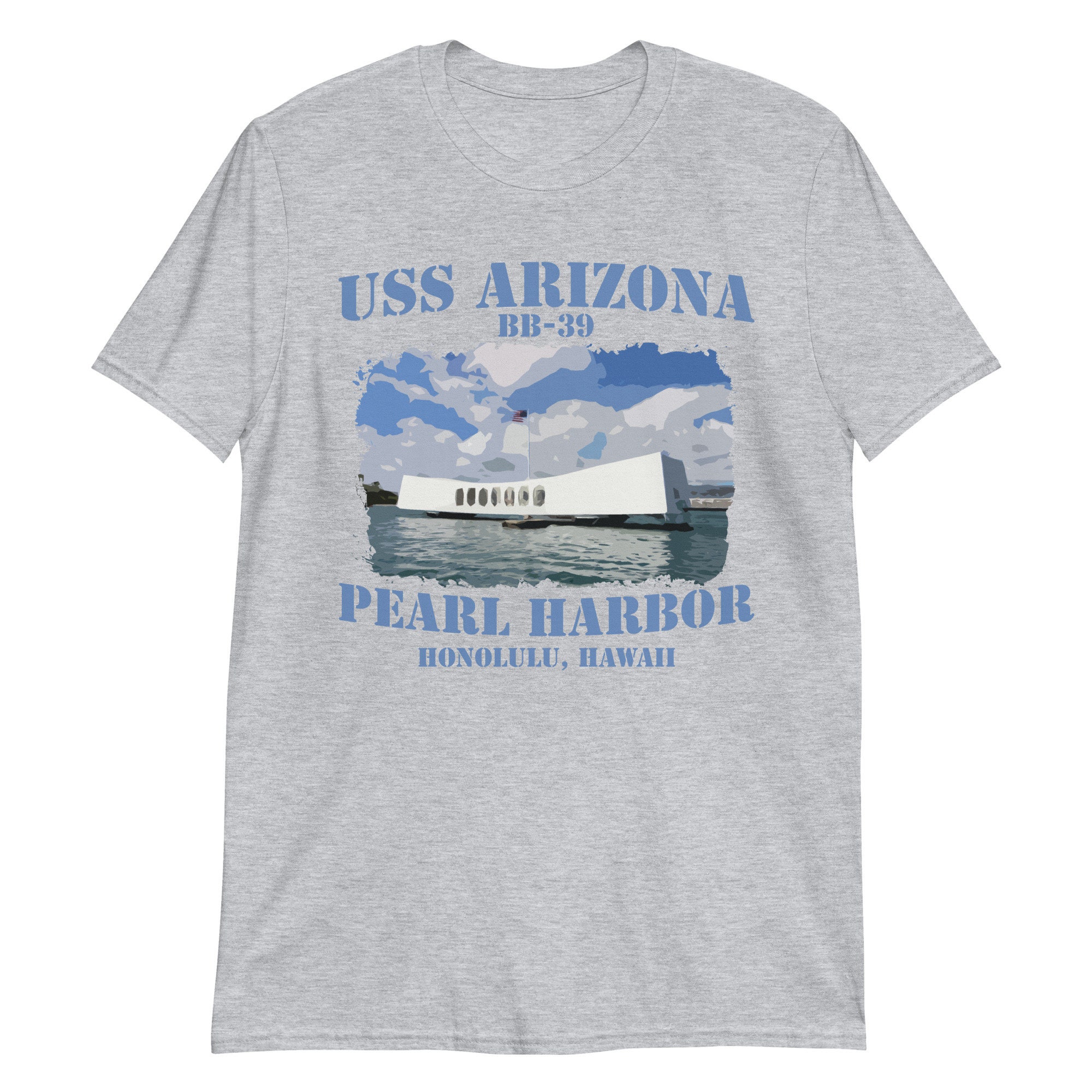 USS Arizona Pearl Harbor Shirt, Honolulu Hawaii Shirt, Hawaiian Shirt ...