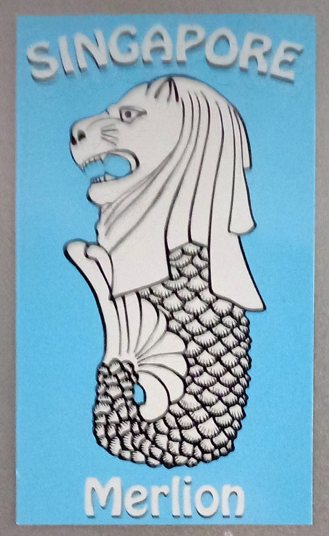 SINGAPORE Fridge Magnet Merlion Statue Refrigerator Magnet - Etsy