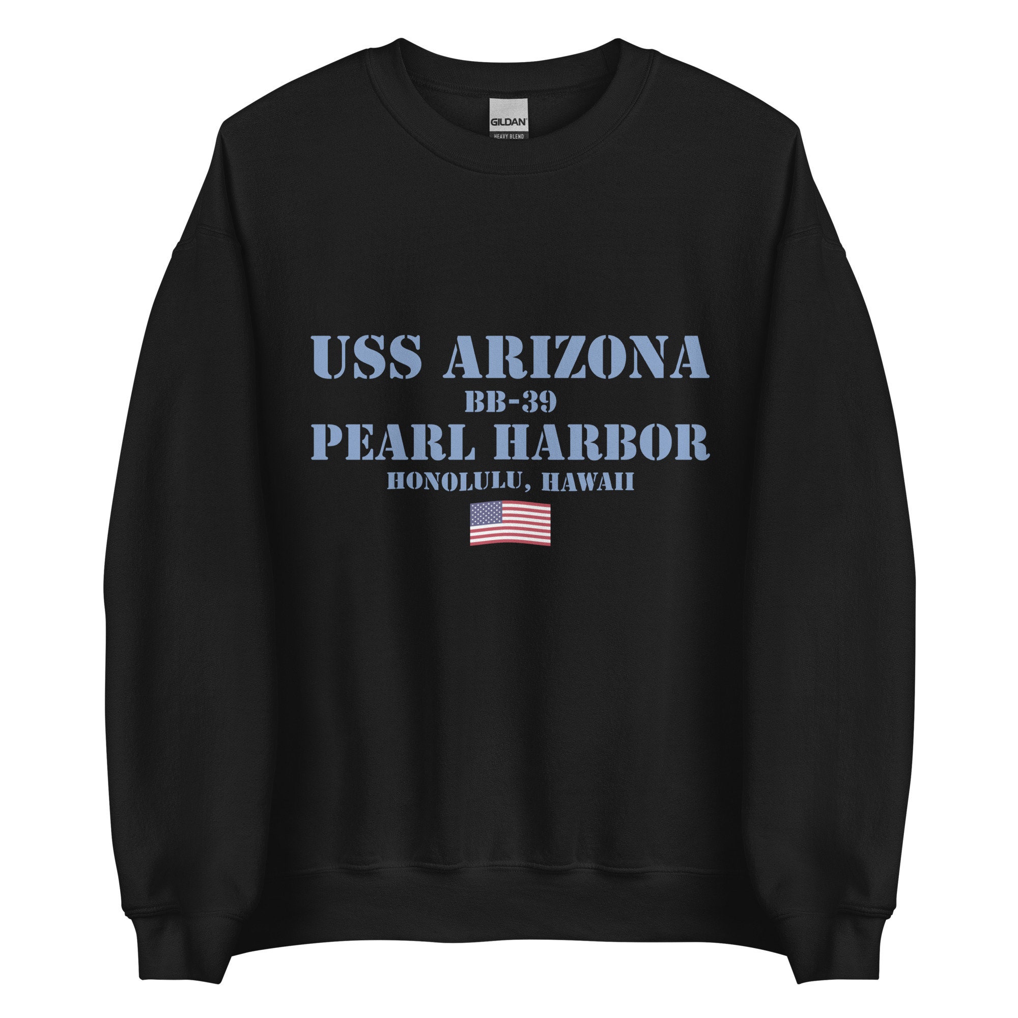 USS Arizona Pearl Harbor Honolulu Hawaii Sweatshirt, Hawaiian ...