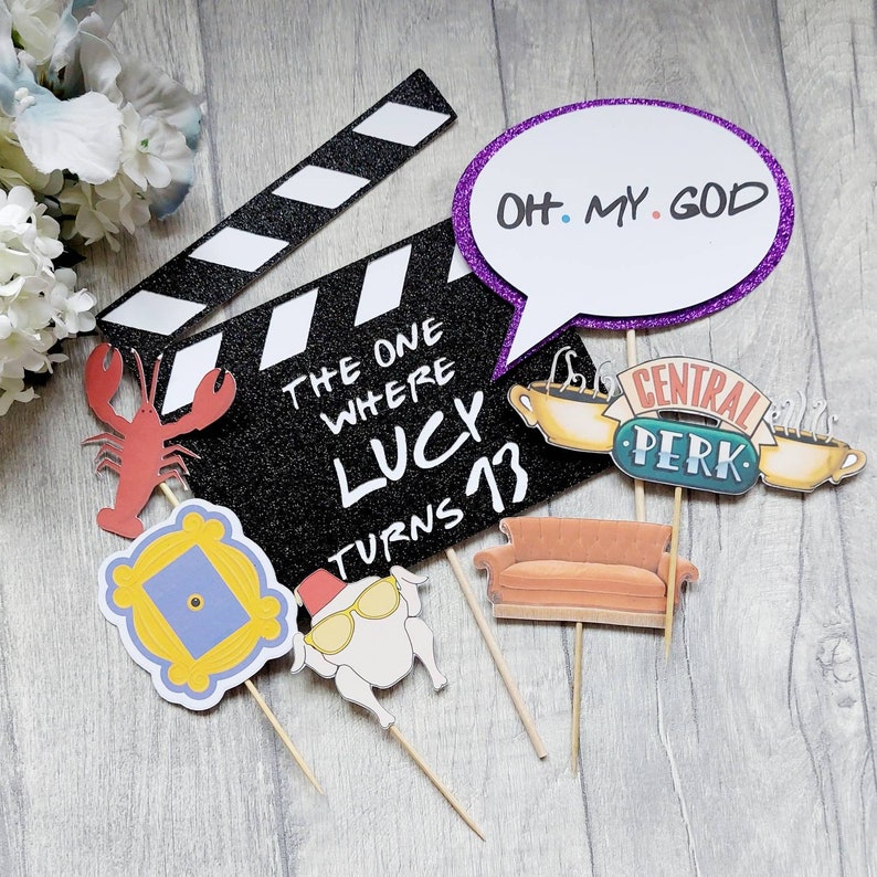 Friends Cake Topper. Friends Cake Topper Set. Cake Topper. | Etsy