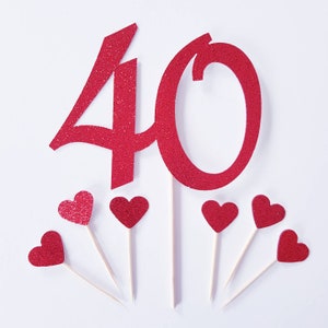 Cupcake Toppers. Miniature Cake Toppers. Glitter Cake Toppers. Party ...