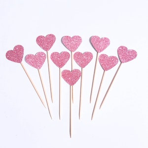 Cupcake Toppers. Miniature Cake Toppers. Glitter Cake Toppers. Party ...