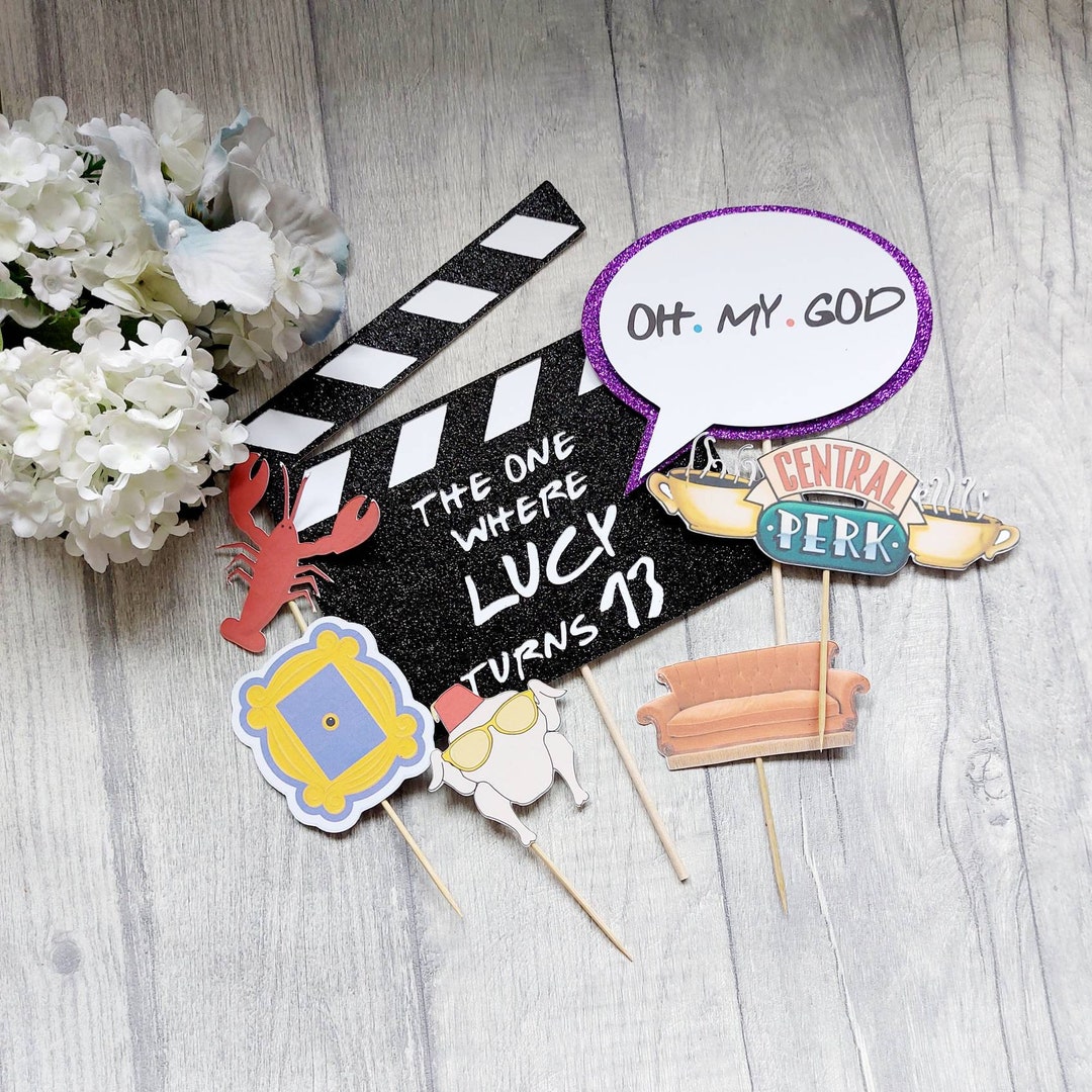 Friends Cake Topper. Friends Cake Topper Set. Cake Topper. Personalised ...
