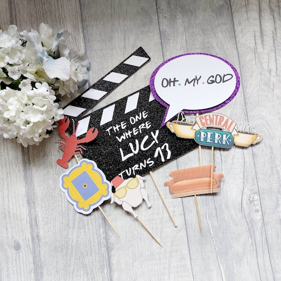 Friends Cake Topper. Friends Cake Topper Set. Cake Topper. | Etsy