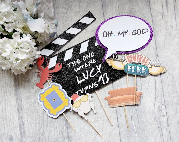 Friends Cake Topper. Friends Cake Topper Set. Cake Topper. Personalised ...