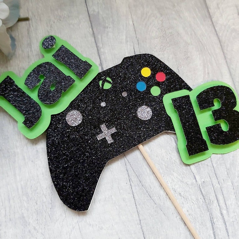 Xbox Cake Topper. Cake Topper. Gaming Cake Topper. Gamer Cake | Etsy