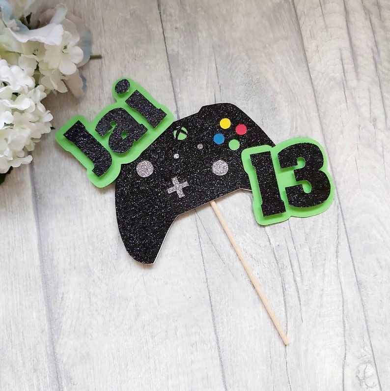 Xbox Cake Topper. Cake Topper. Gaming Cake Topper. Gamer Cake | Etsy