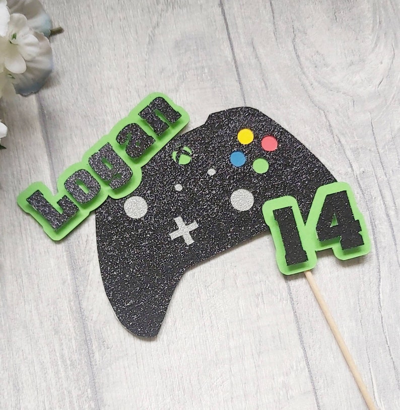 Xbox Cake Topper. Cake Topper. Gaming Cake Topper. Gamer Cake | Etsy