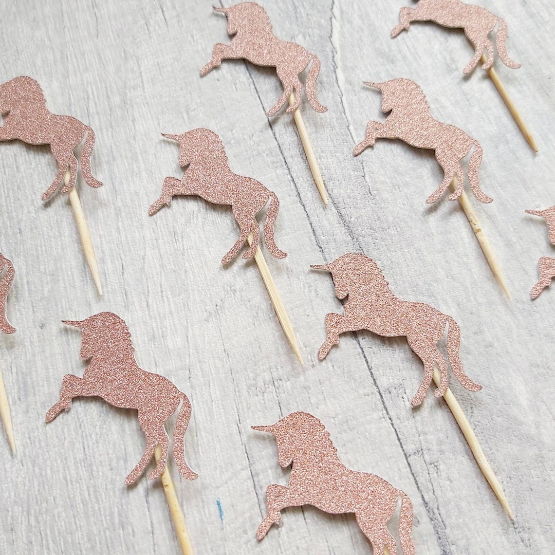 Cupcake Toppers. Miniature Cake Toppers. Glitter Cake Toppers. - Etsy