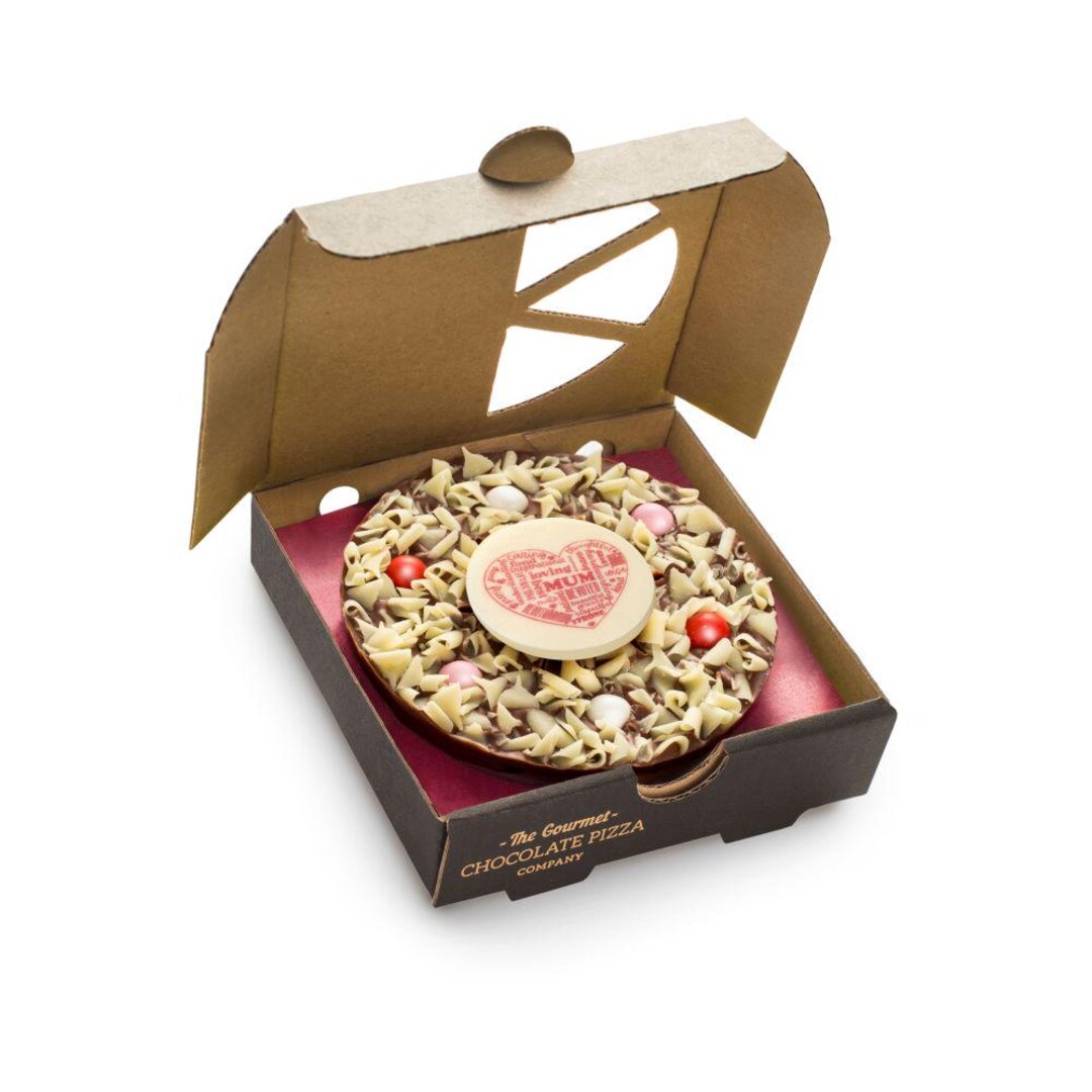 Mum Mini Chocolate Pizza | Mini Birthday Chocolate Slab | Novelty ...