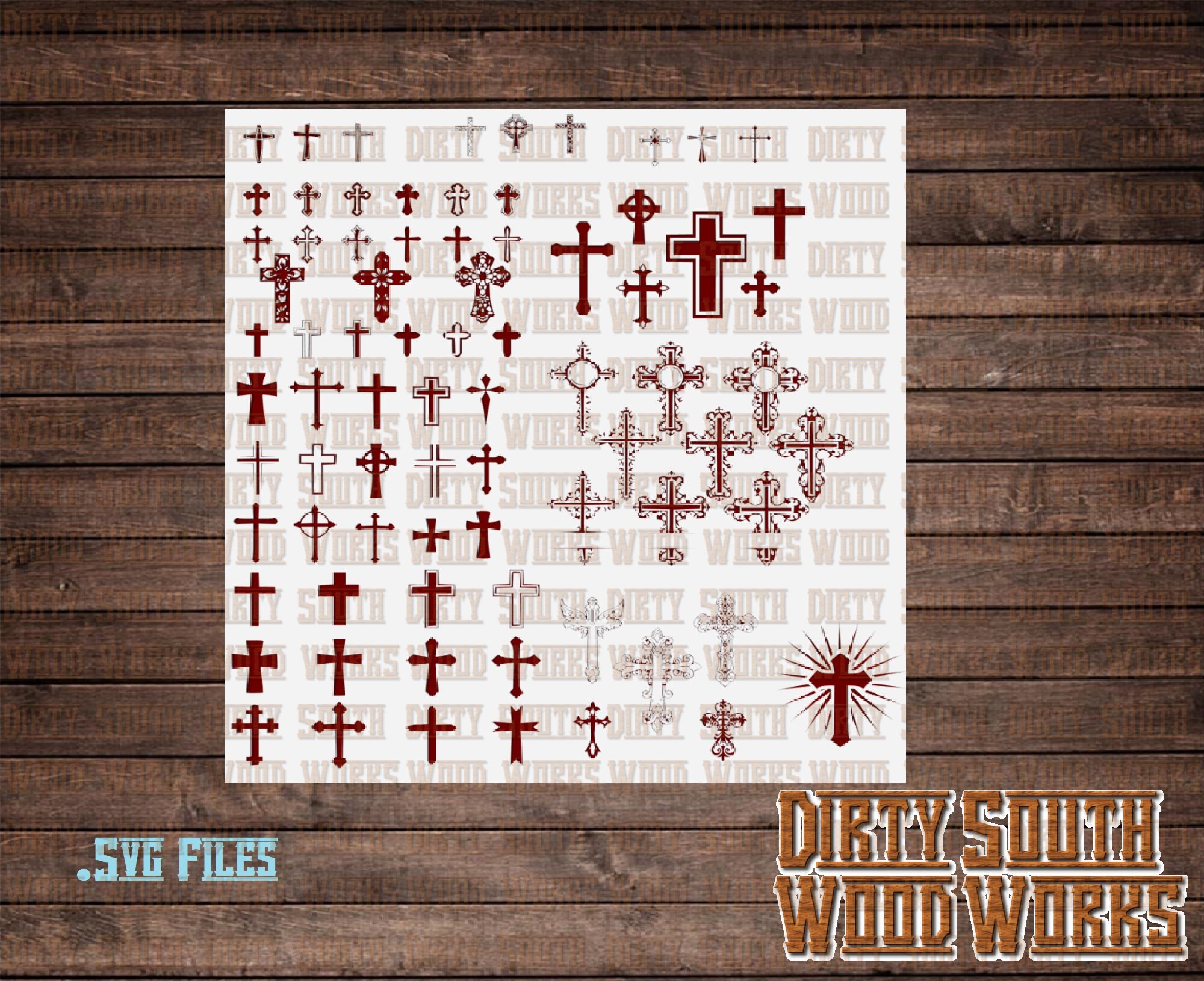 Cross Designs 70 Pack for CNC Carving - Etsy