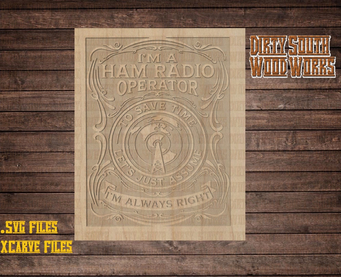 HAM Radio Icons & Sign 16 Pack for CNC Carving-customize With - Etsy