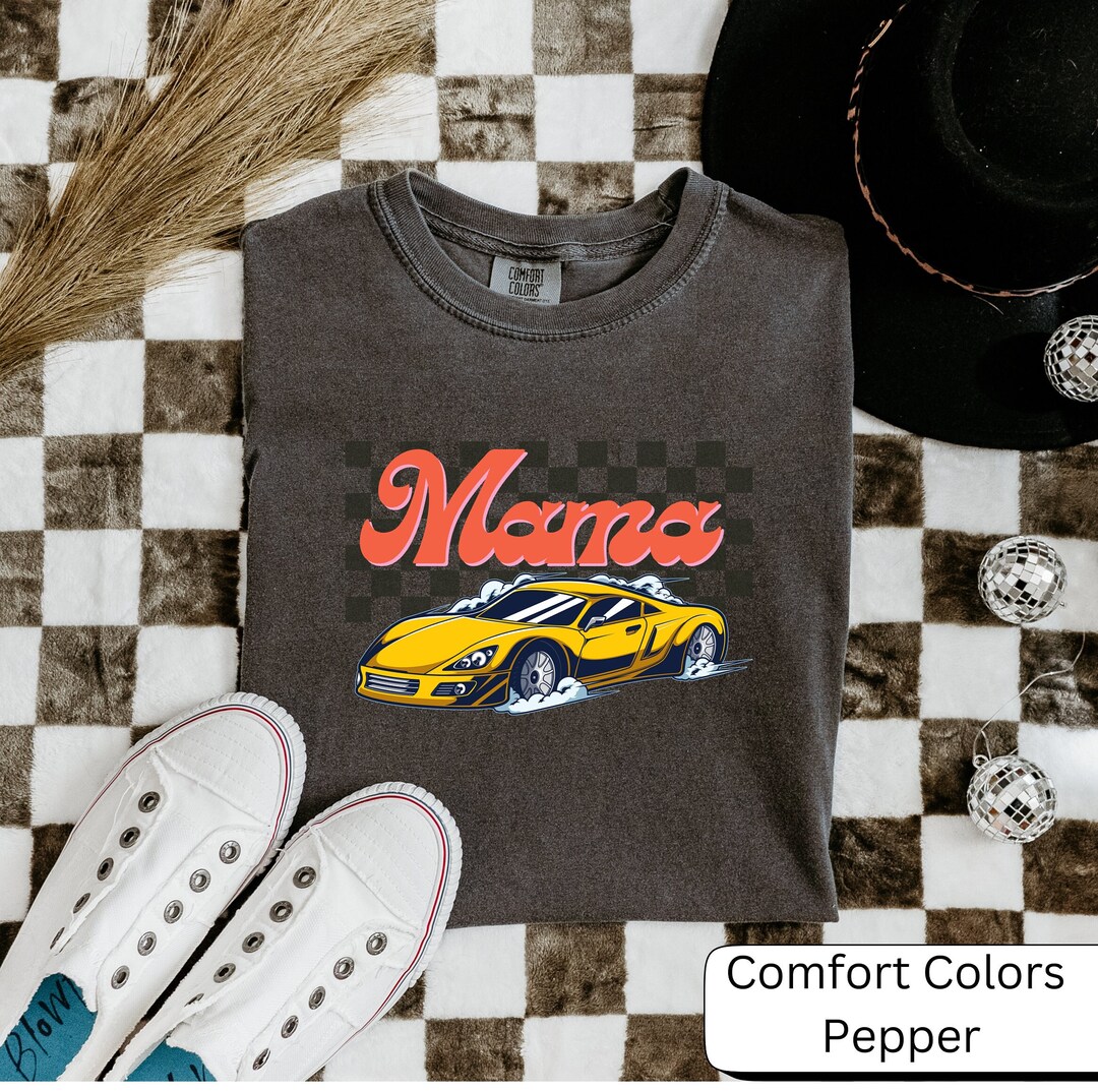 Yellow Racecar Mama Unisex Garment-dyed T-shirt - Etsy