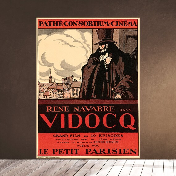 Printable Wall Art Vidocq Vintage Movie Poster Rene - Etsy