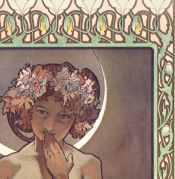 Alphonse Mucha Moon And Stars Series