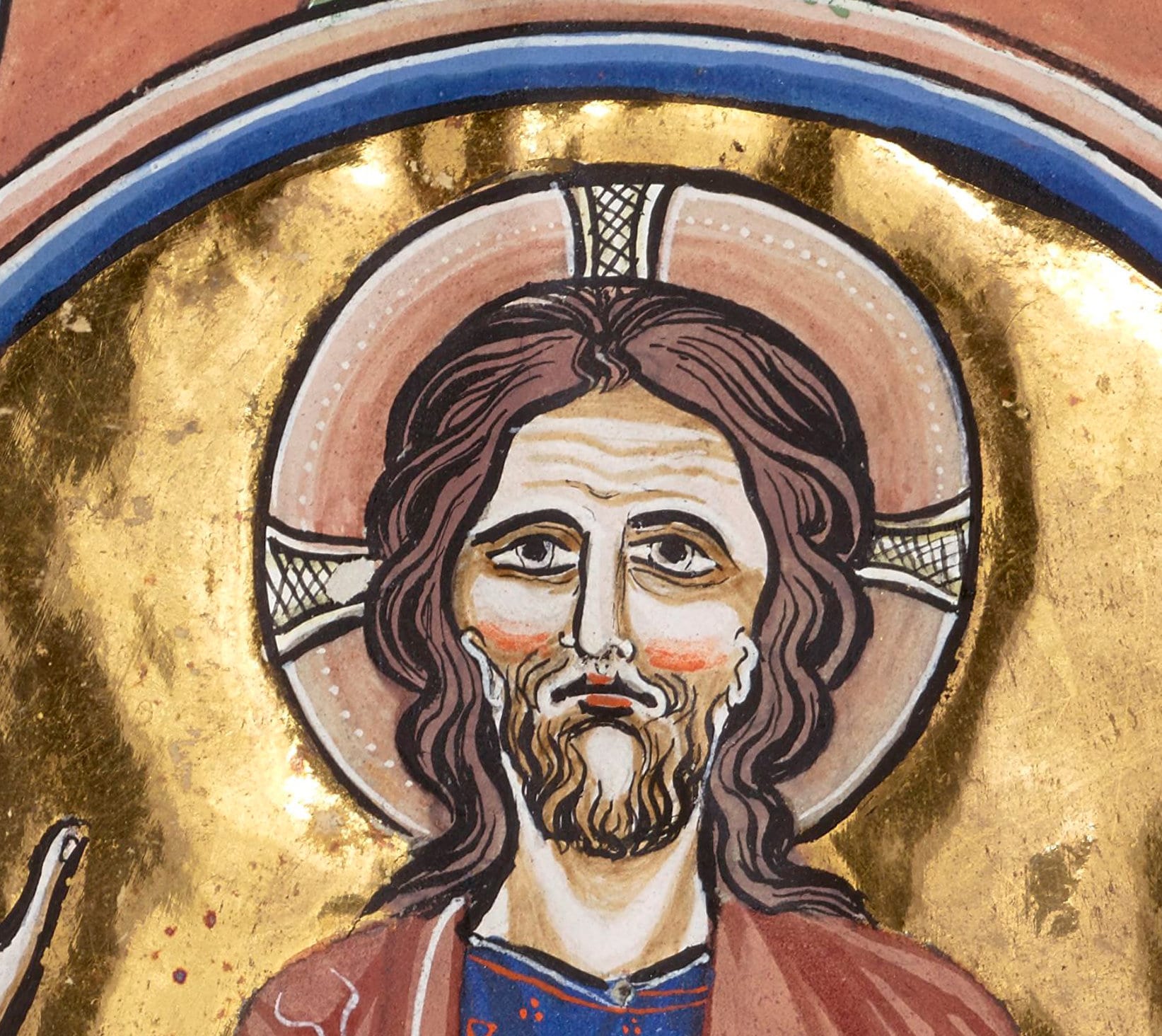 JESUS CHRIST Medieval Miniature From Illuminated Manuscript Religious ...