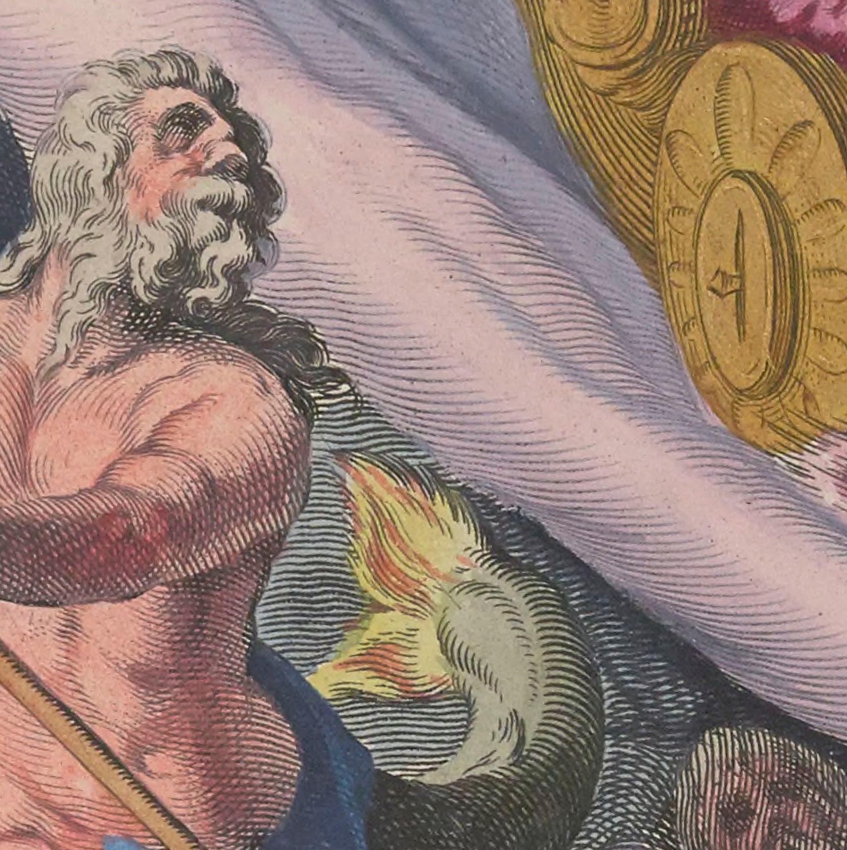 Poseidon Destroying Odysseus Raft