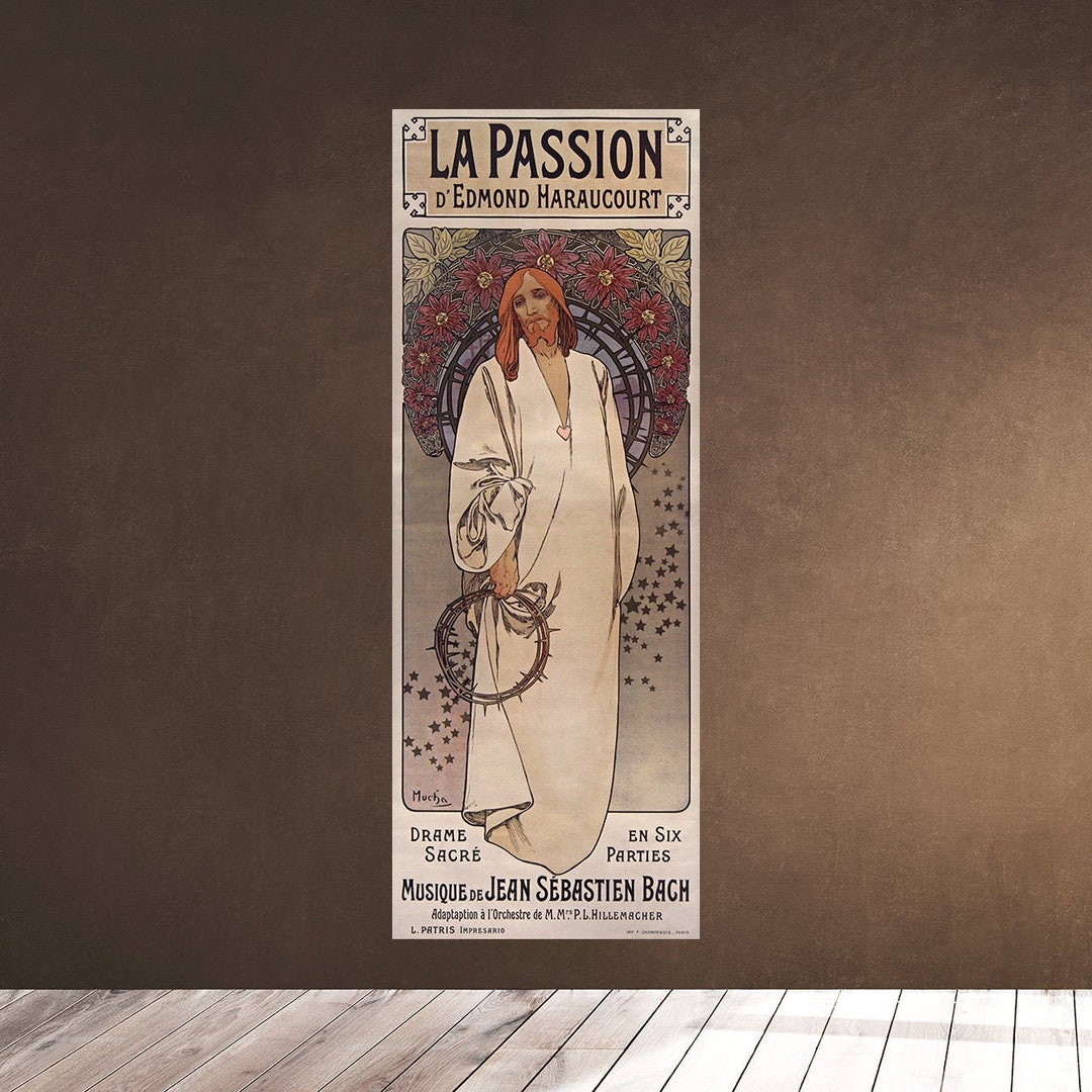 LA PASSION Alphonse Mucha 1904 Jesus Christ - Johann Sebastian Bach ...