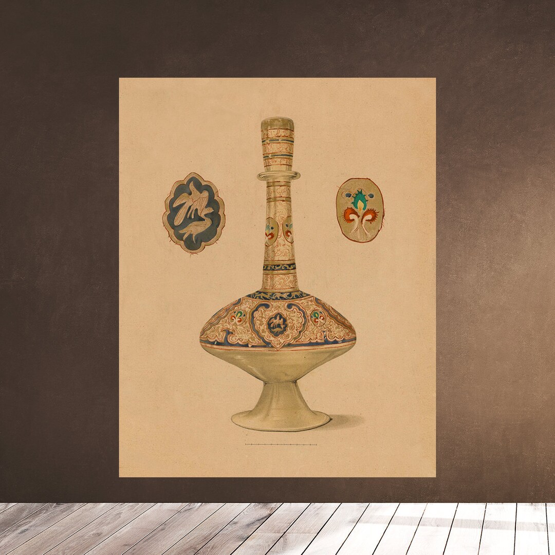 ARAB Old VASE - Islamic Pottery Art Homeware Pot Ancient Muslim Culture ...