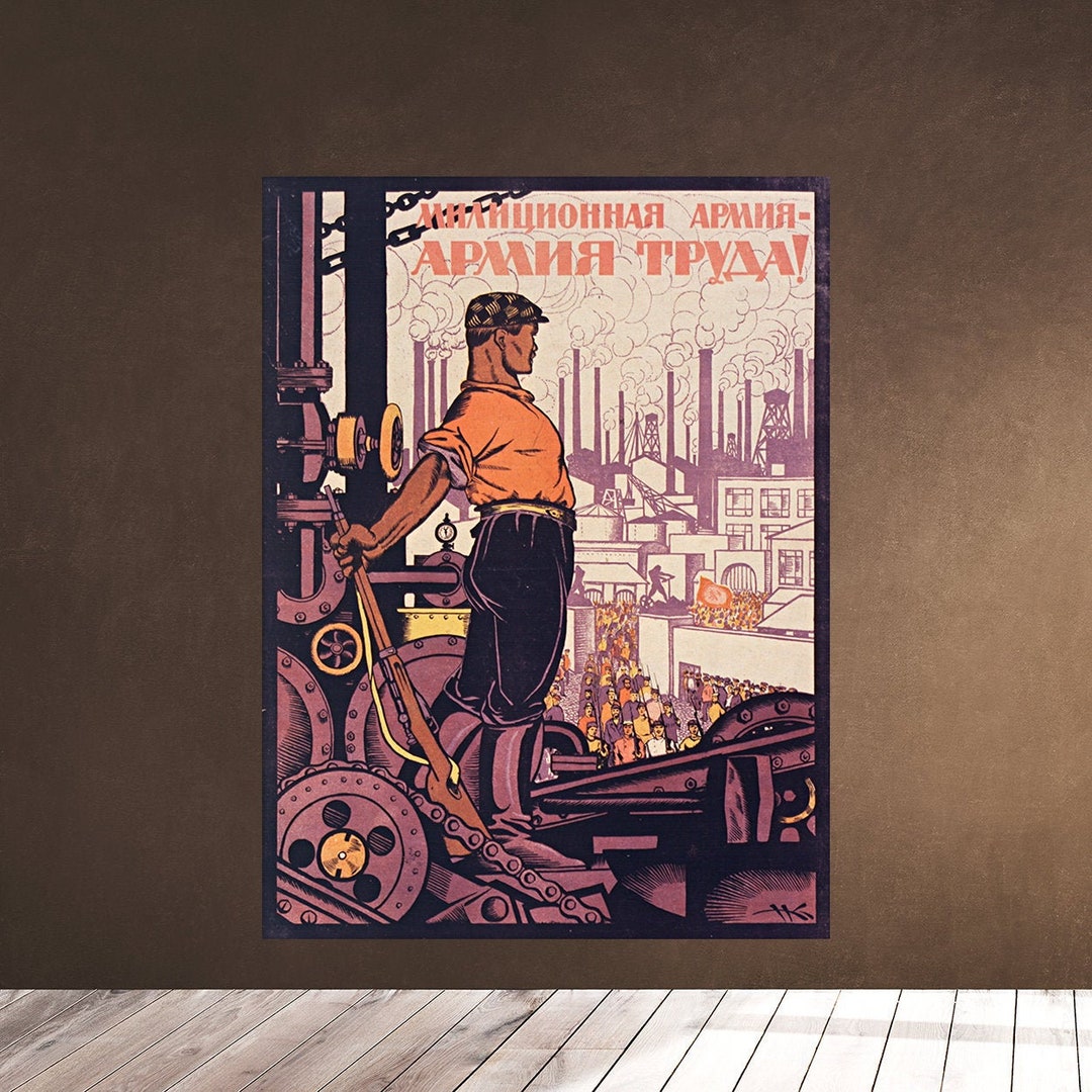 URSS - 1921 Soviet Union - Militia Army Work - Man With Rifle ...