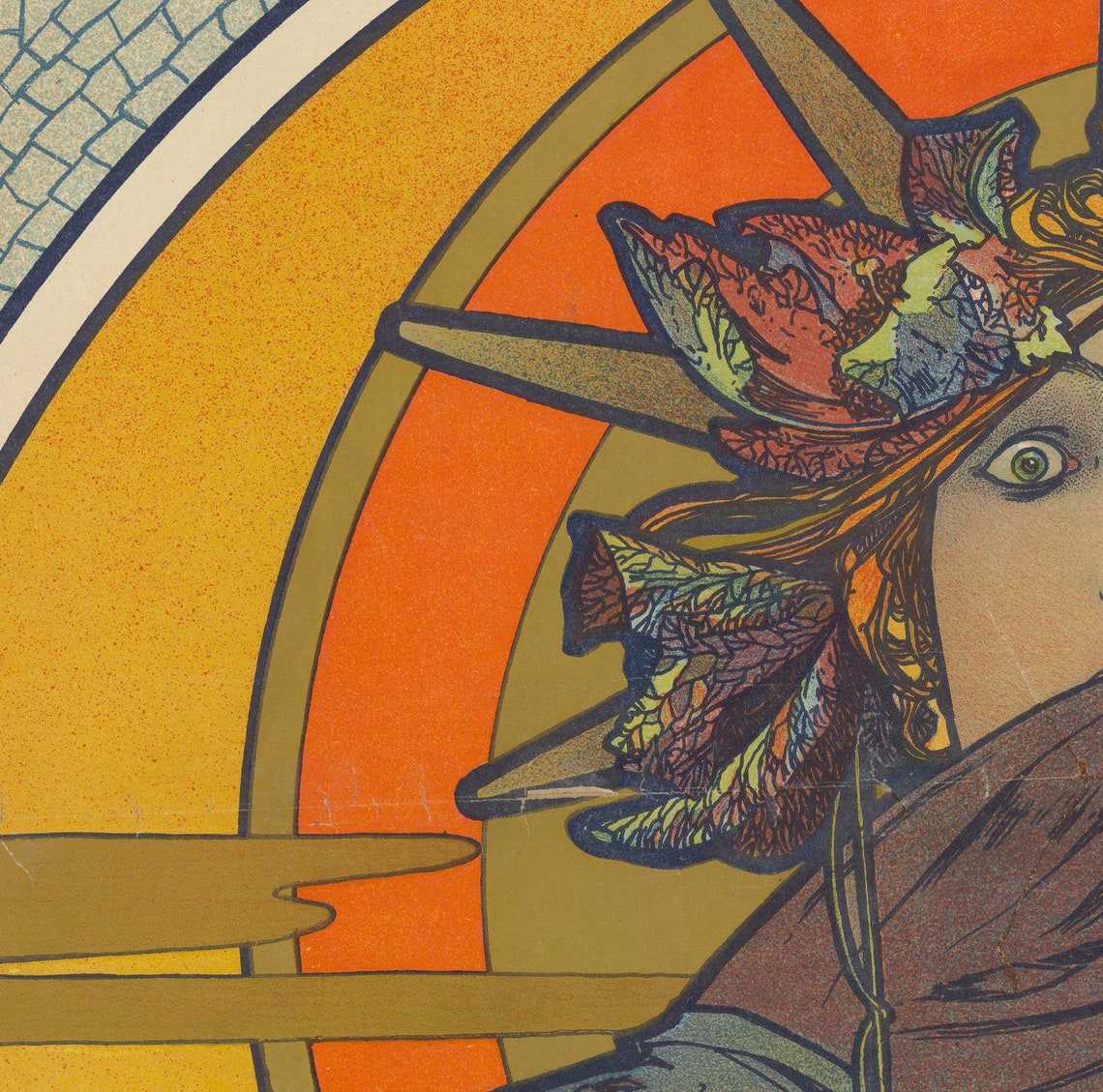 MEDEE Alphonse Mucha Theatre De La Renaissance - Sarah Bernardt ...