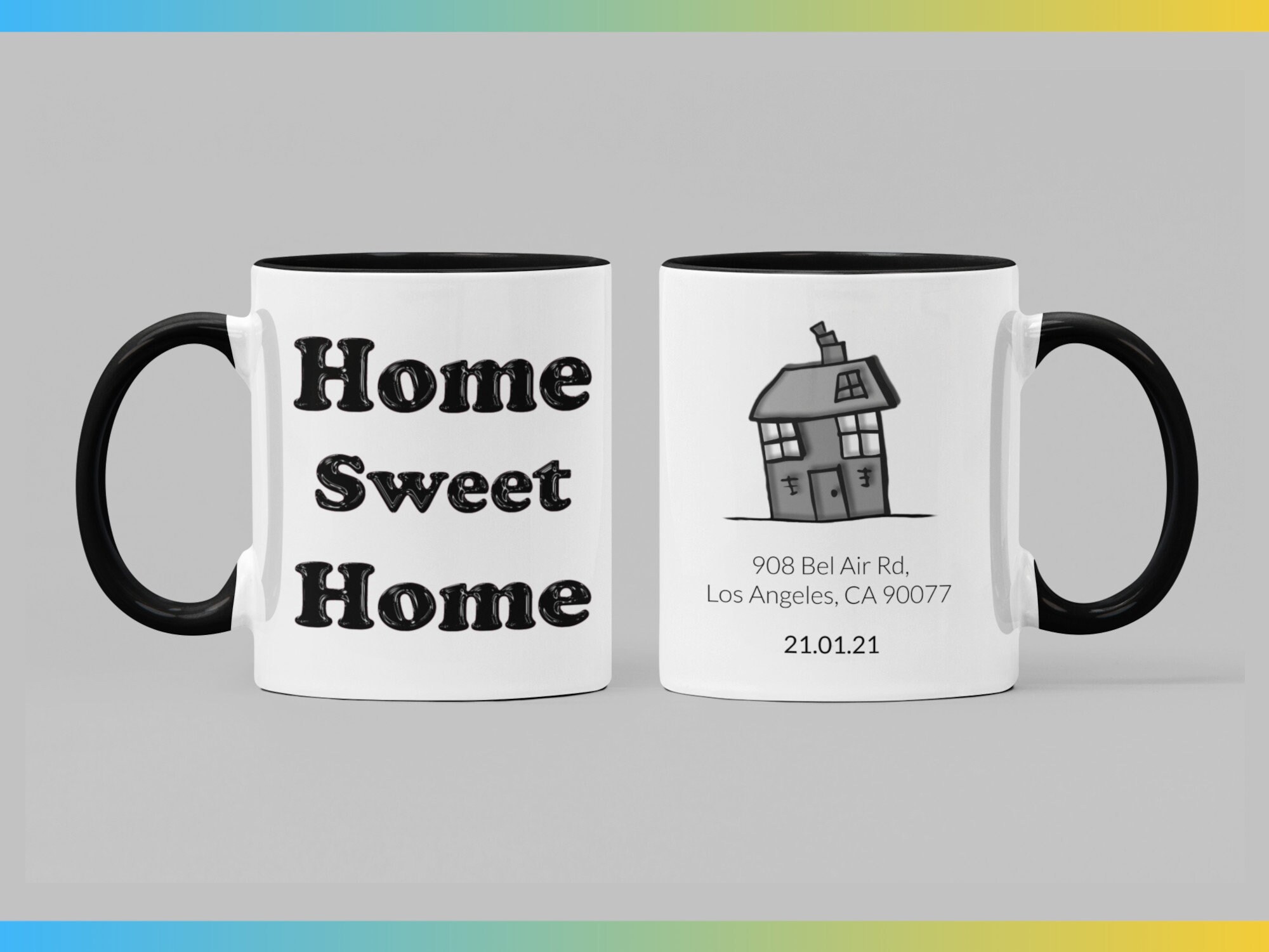 Personalized New Home Mug Housewarming Gift New Home Owner | Etsy