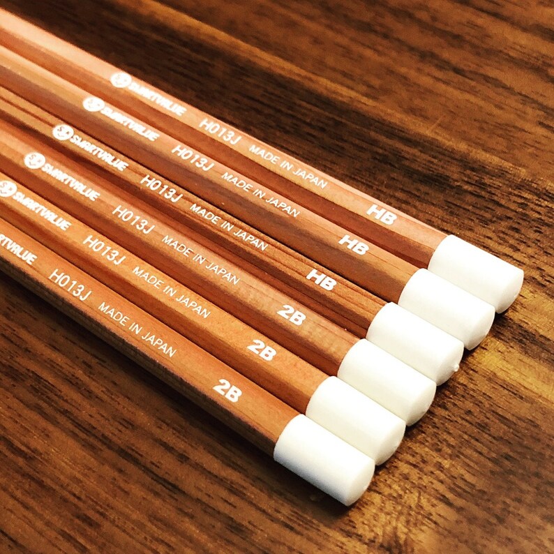 Camel-made Smart Value Natural Wood Pencils With Eraser in HB | Etsy