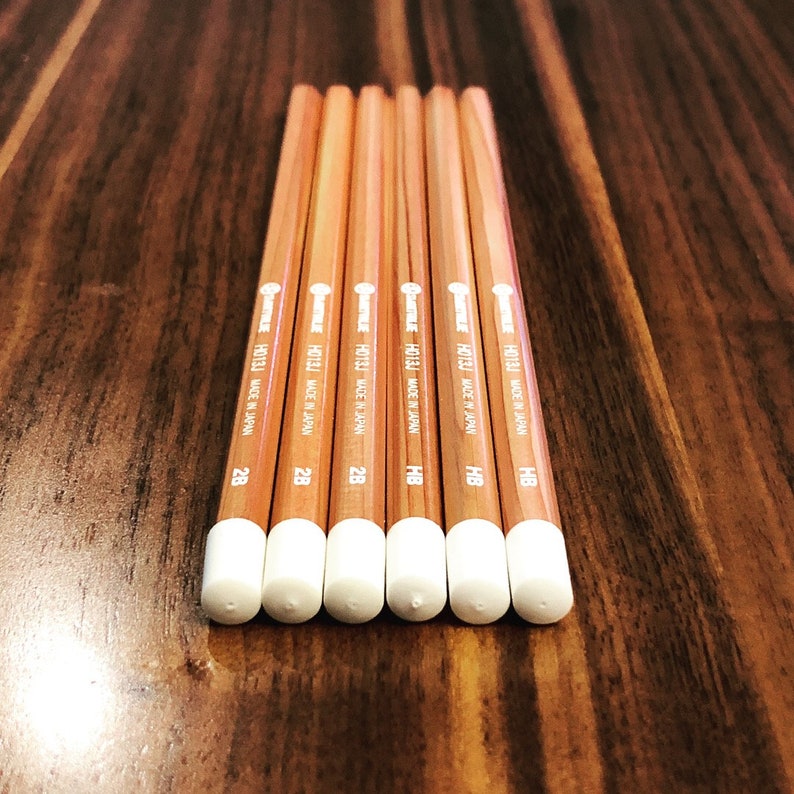 Camel-made Smart Value Natural Wood Pencils With Eraser in HB | Etsy