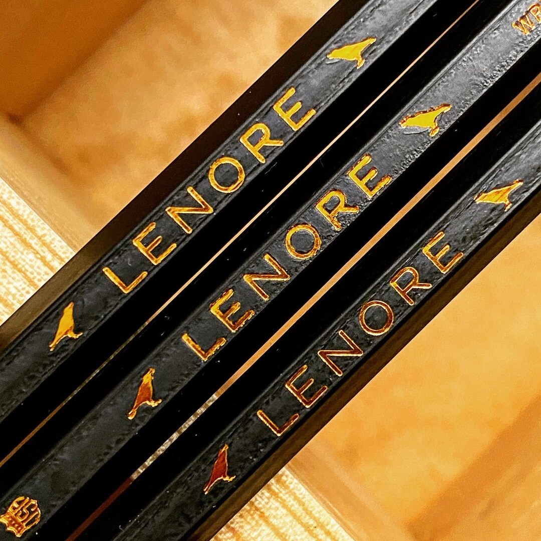 Write Notepads "lenore" No. 2 Pencil | Limited Edition All-black Pencil ...