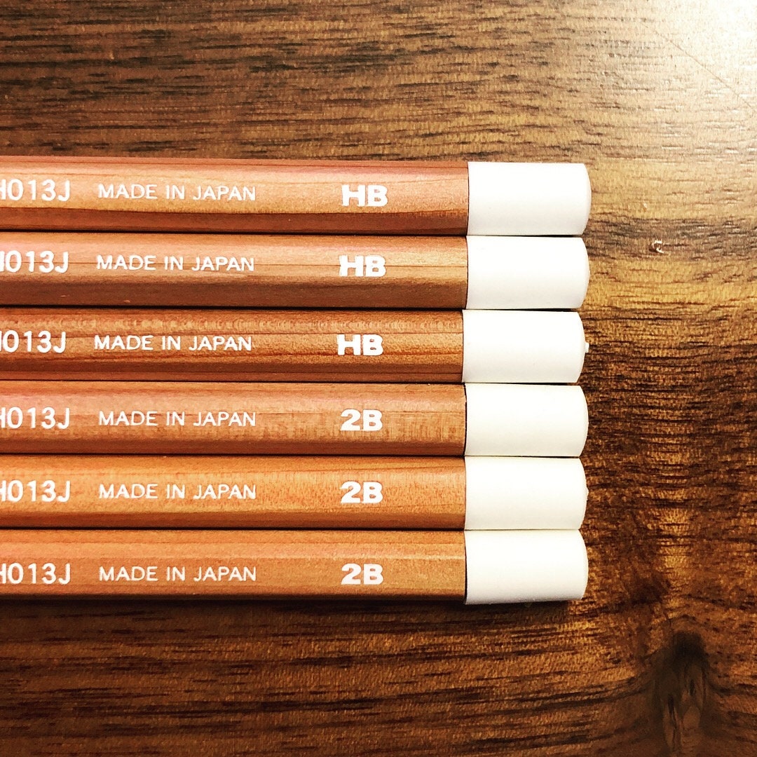 Camel-made Smart Value Natural Wood Pencils With Eraser in HB and 2B - Etsy