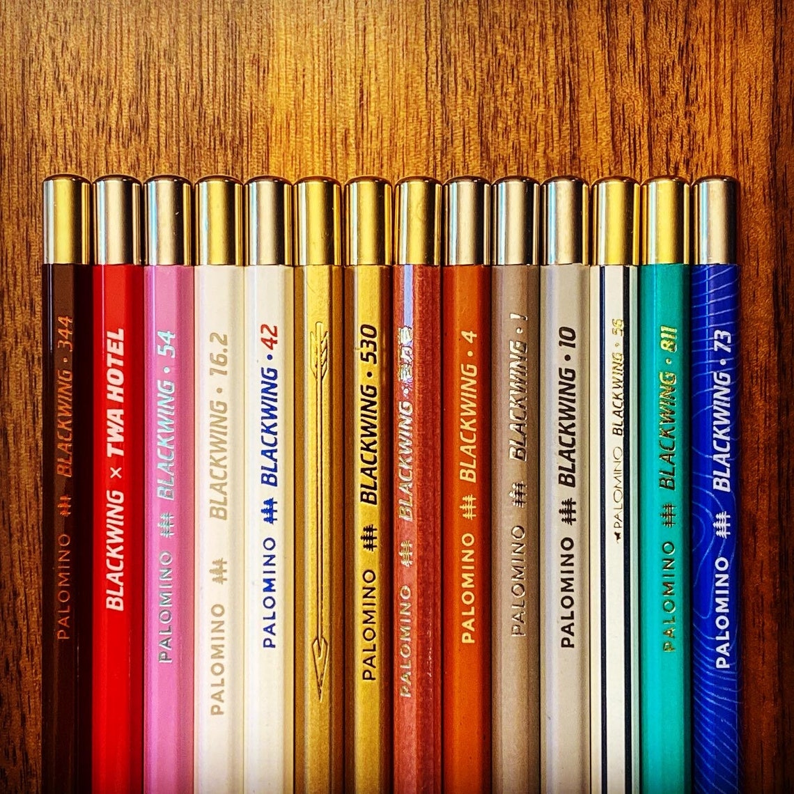 Assorted Capwing Collection: Various Hacked Pencils With Gold - Etsy