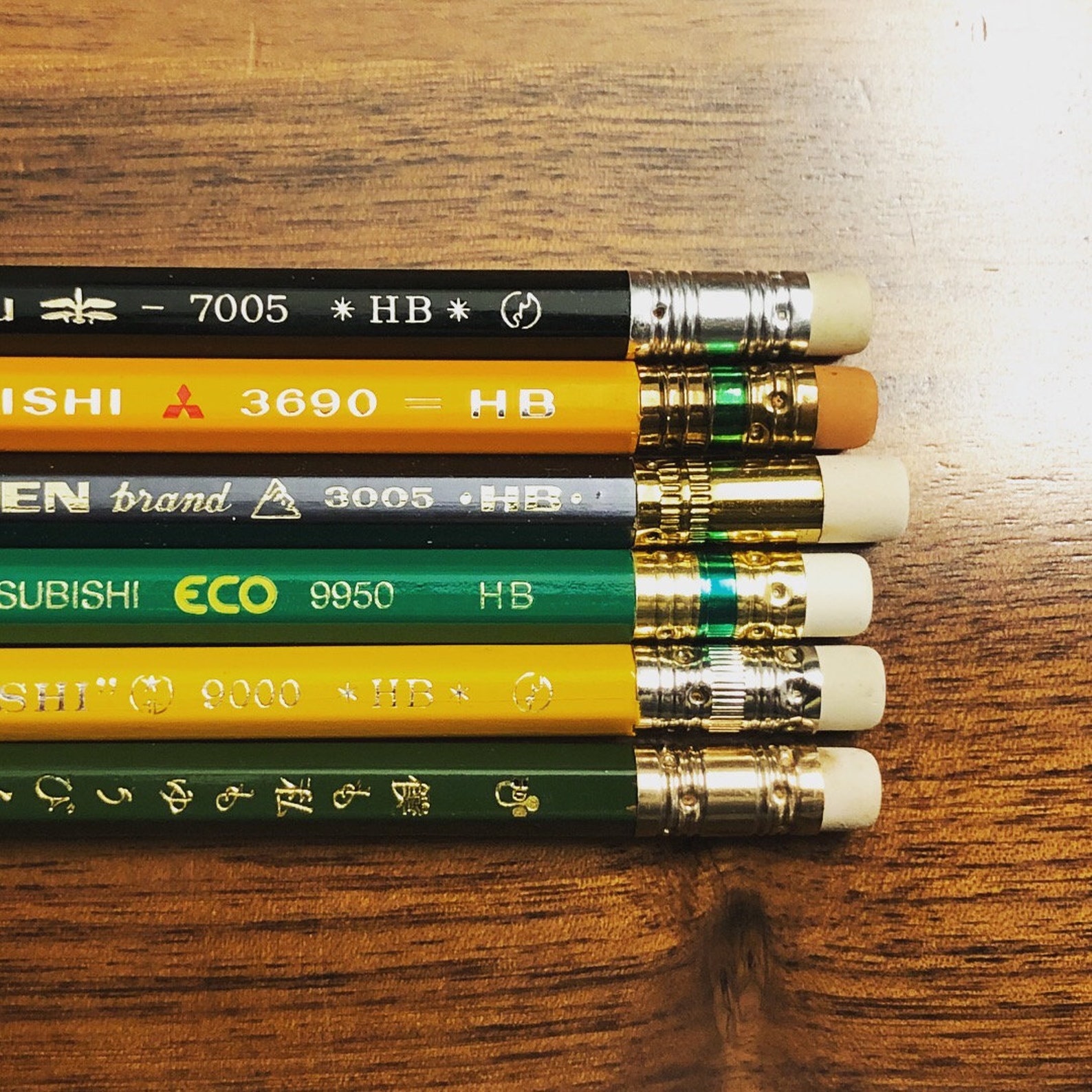 Kamikokuen Rare Eraser Set 1 Six Rare Japanese Writing and - Etsy