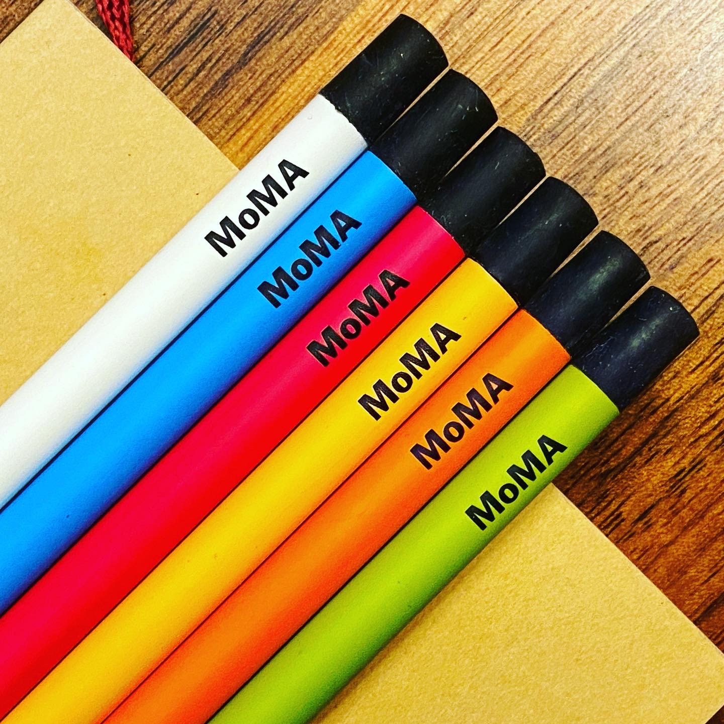 Moma Gift Set - Six (6) Camel-made Moma HB Pencils | 6 Colours | Moma ...