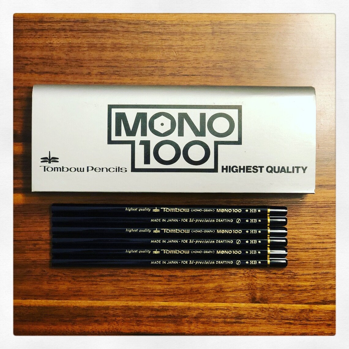 Vintage Tombow Mono 100 Pencils With Downward Facing Dragonfly, Jismark ...