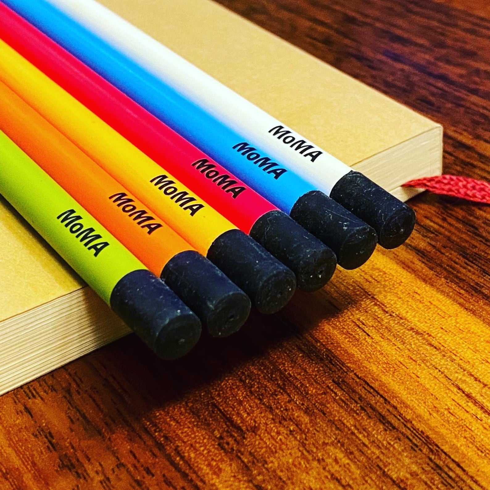 Moma Gift Set - Six (6) Camel-made Moma HB Pencils | 6 Colours | Moma ...