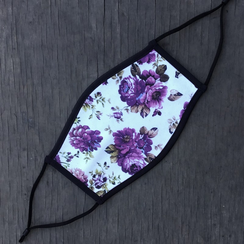 Floral Face Mask - Etsy