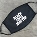 Black Lives Matter Face Mask, Reusable Cotton Face Mask With Elastic ...