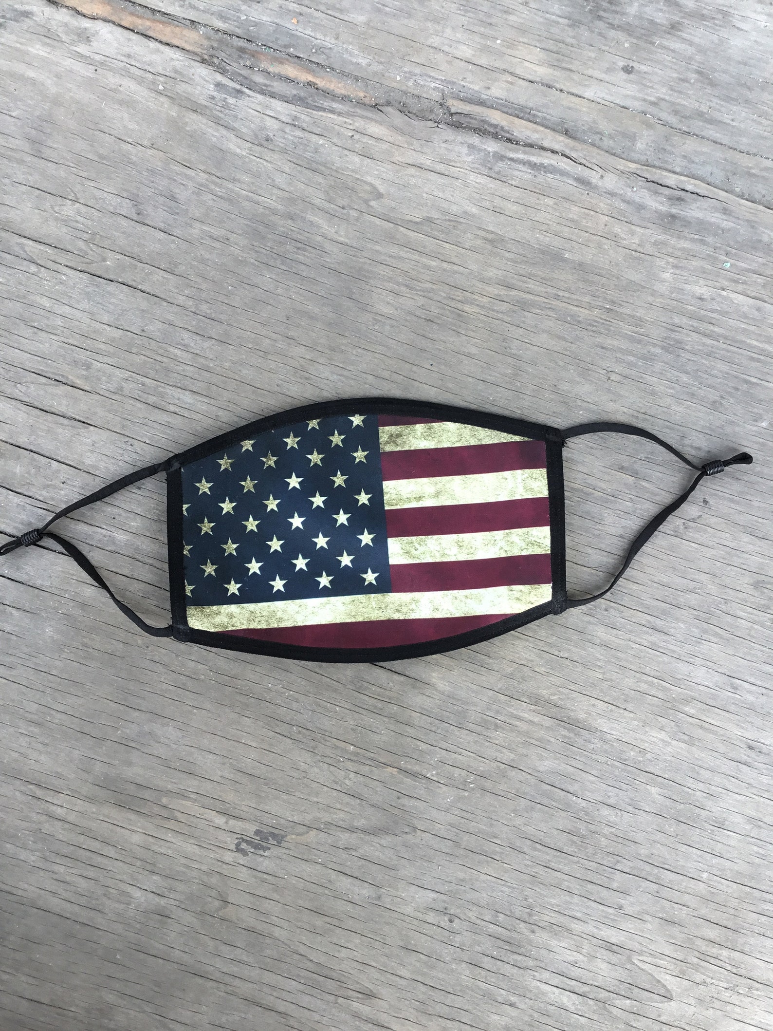Vintage USA Flag Face Mask Reusable Cotton Face Mask With - Etsy