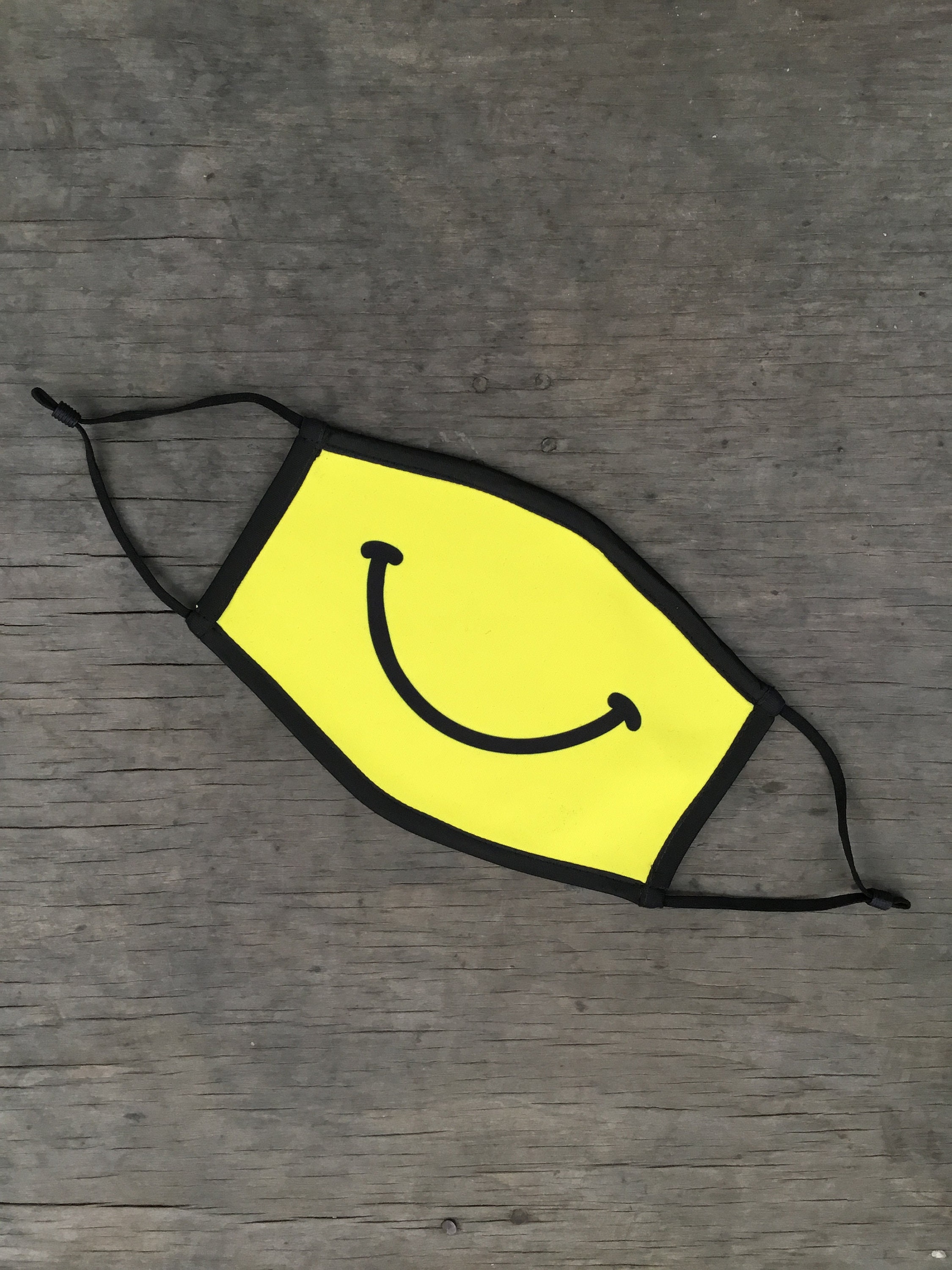 Smiley Face Happy Face Mask Reusable Cotton Face Mask With | Etsy